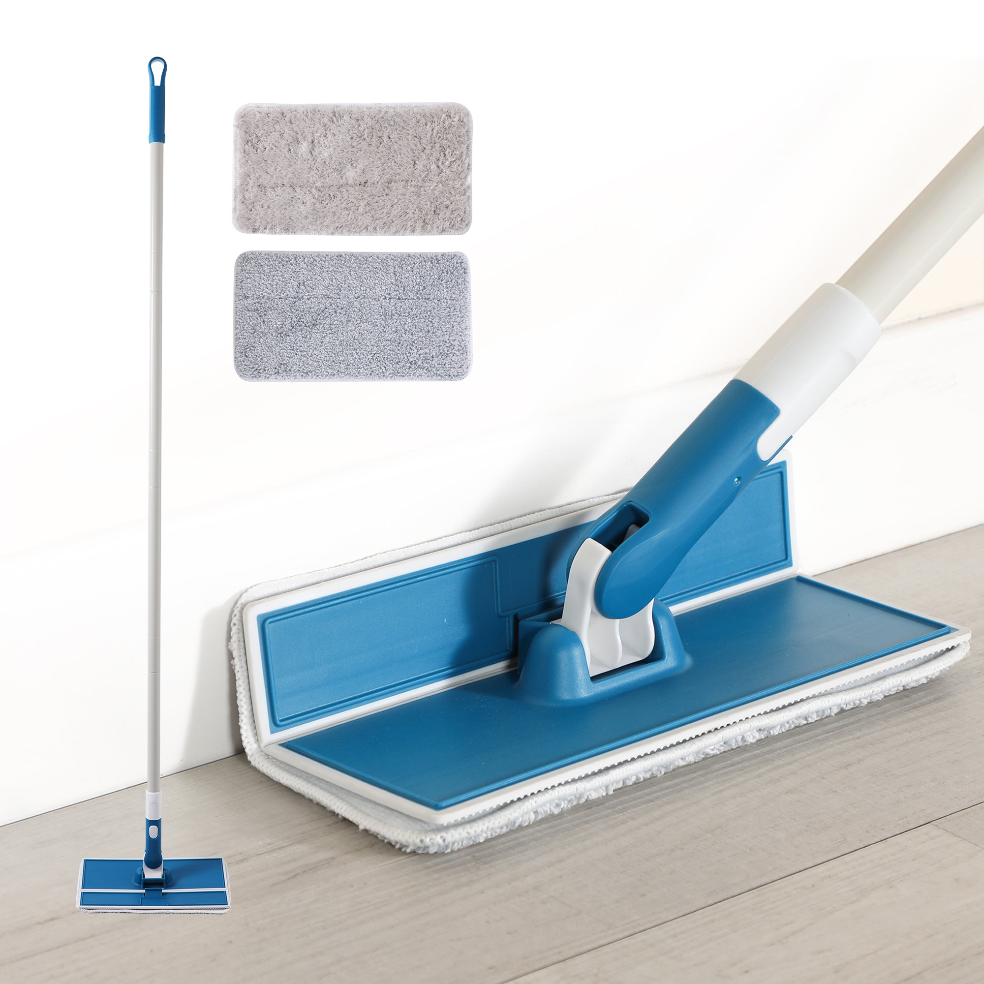 Eyliden Baseboard Cleaner Mop with Long Handle, Folding Sweeper Mop We